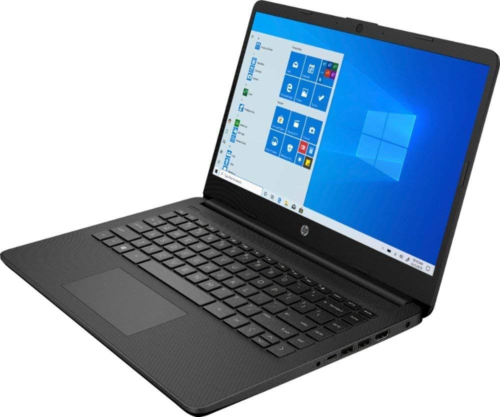 Newest HP Stream 14" HD SVA Laptop Computer, Intel Celeron N4000 Processor, 16GB RAM, 320GB Space(64GB eMMC+256GB MSD), Office 365, HDMI, Bluetooth, Windows 10, Black, AllyFlex MP, Online Class Ready