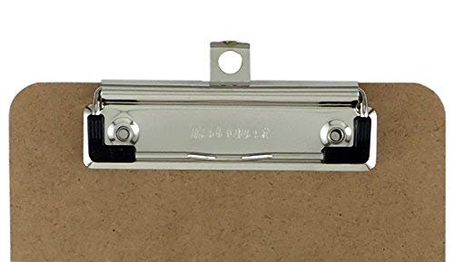 Trade Quest Memo Size 6'' x 9'' Clipboard Low Profile Clip Hardboard (Pack of 1)