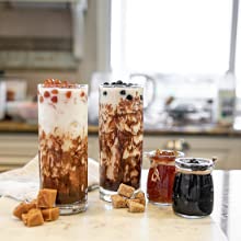 J WAY BOBA NOW Authentic Instant Tapioca Boba Pearls for Milk Tea, Smoothies and Desserts, Brown Sugar Flavor (Ready in Just 20 Seconds) - 120 Servings