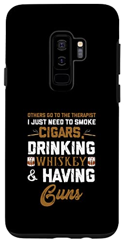 Galaxy S9+ Others smoke sigars, whiskey & having guns Cigars Case
