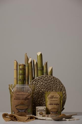 Organic Unrefined Cane Sugar - 1 Pound, Pack of 2 - Sweeten Your Coffee with Natural Cane Sugar - Unprocessed and Handcrafted Cane Sugar with Intact Natural Minerals - Jaggery Powder