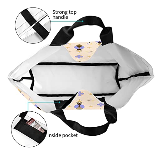 ASYG Queen Shoulder Bag Women Girls Bags Storage Handle Shopping Bag Portable Cute Bag