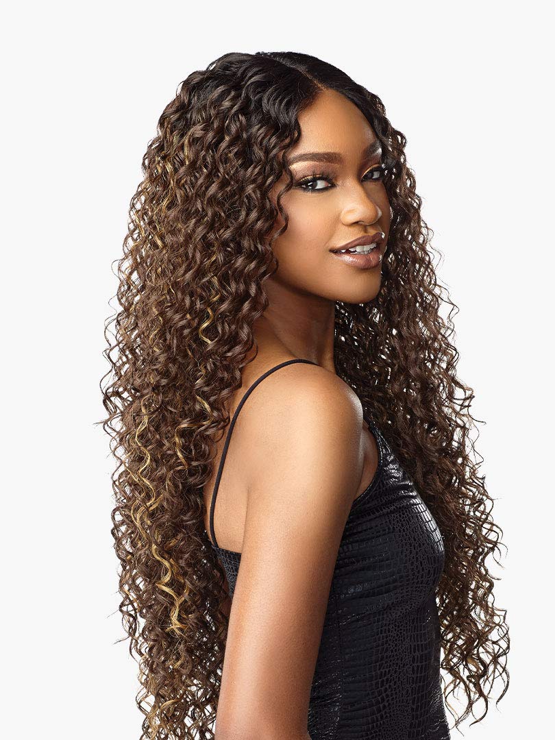 Sensationnel Vice Synthetic HD Lace Front Wig - VICE UNIT 1 (1B Off Black)
