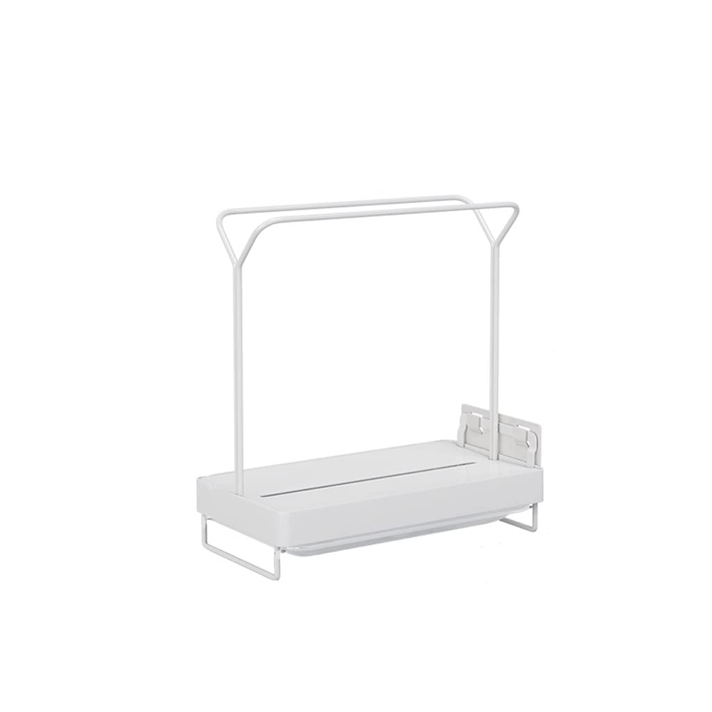LUVADU ZCX Sink Organizer Sink Storage Drain Rack for Kitchen, Sponge Brush Soap Dishcloth Rack Soap Dispenser Organizer