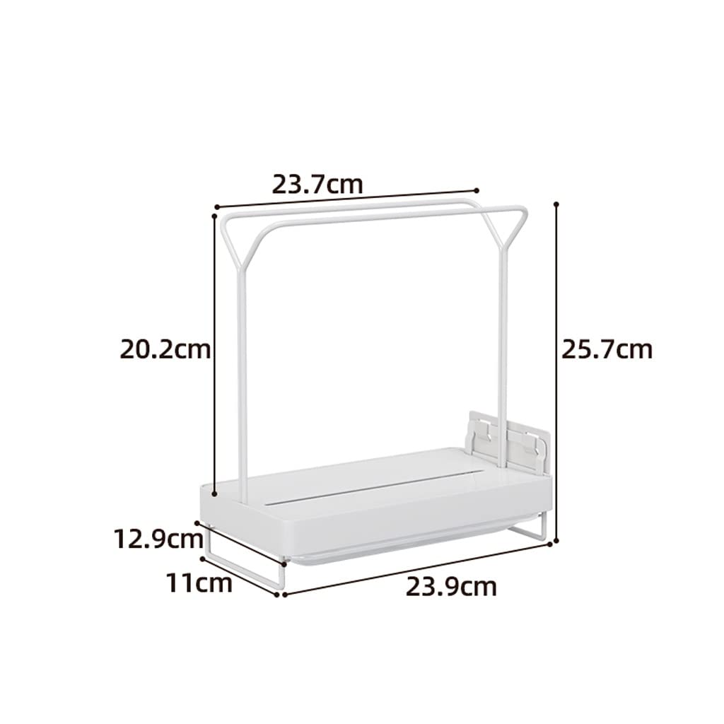 LUVADU ZCX Sink Organizer Sink Storage Drain Rack for Kitchen, Sponge Brush Soap Dishcloth Rack Soap Dispenser Organizer