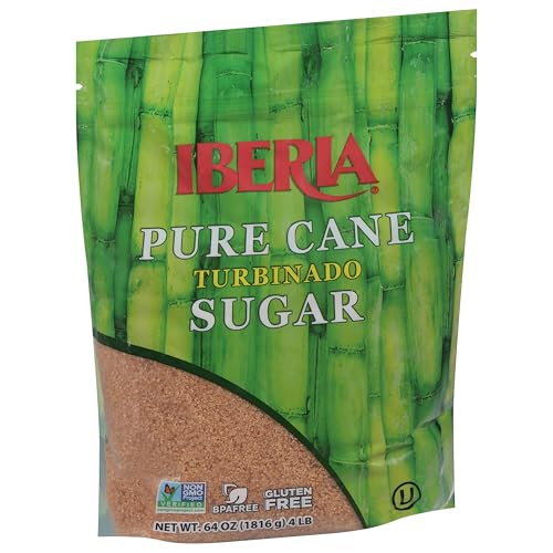 Iberia Pure Cane Turbinado Sugar, 4 lb.