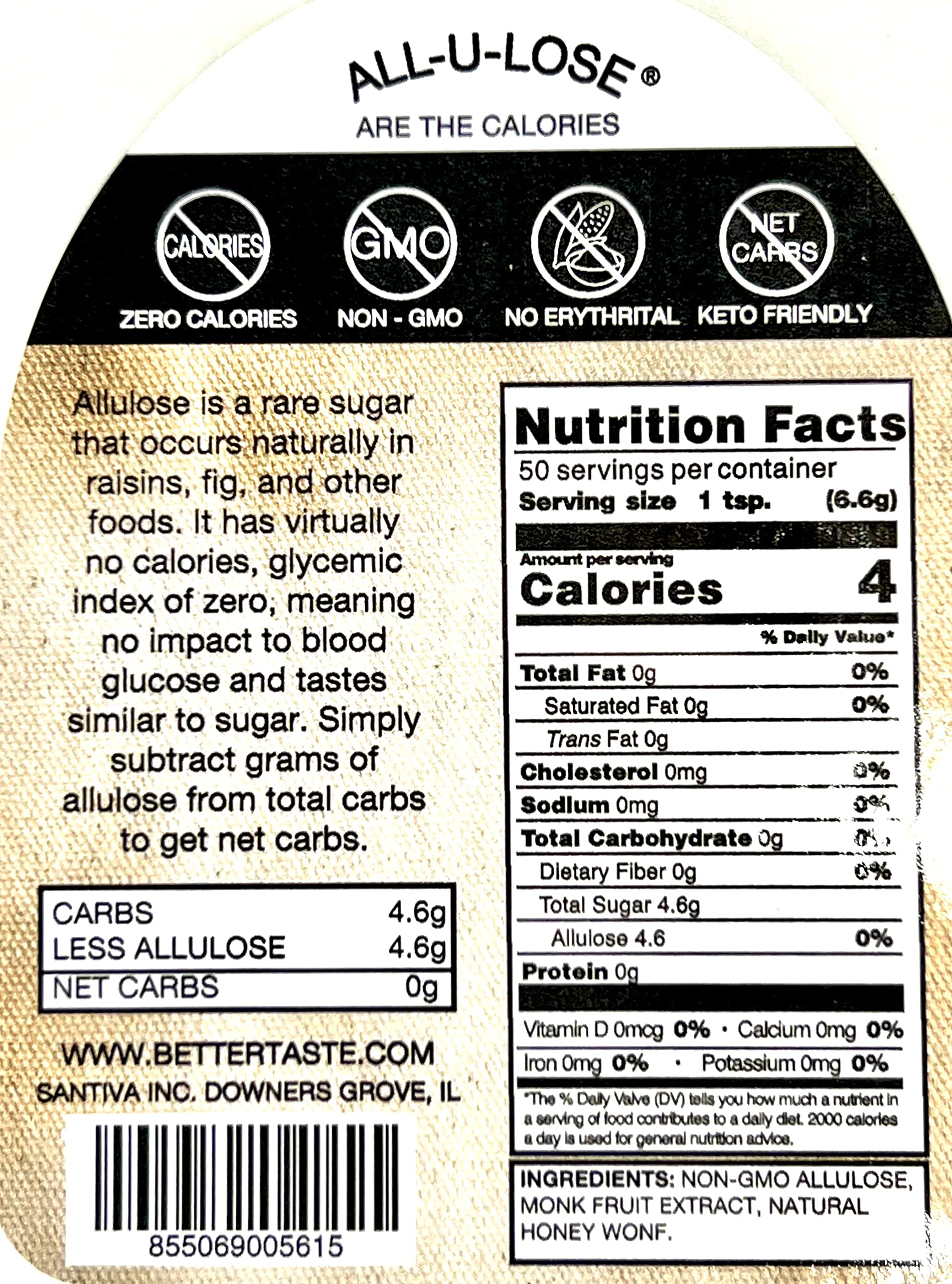BetterTaste Natural Maple & Honey Flavored Allulose Syrup, 11.75-Ounce Bottle of Each Combo Pack, Zero Calorie Sugar Substitute, Non-GMO, Non-Erythritol, Gluten Free & Vegan Liquid Sweetener