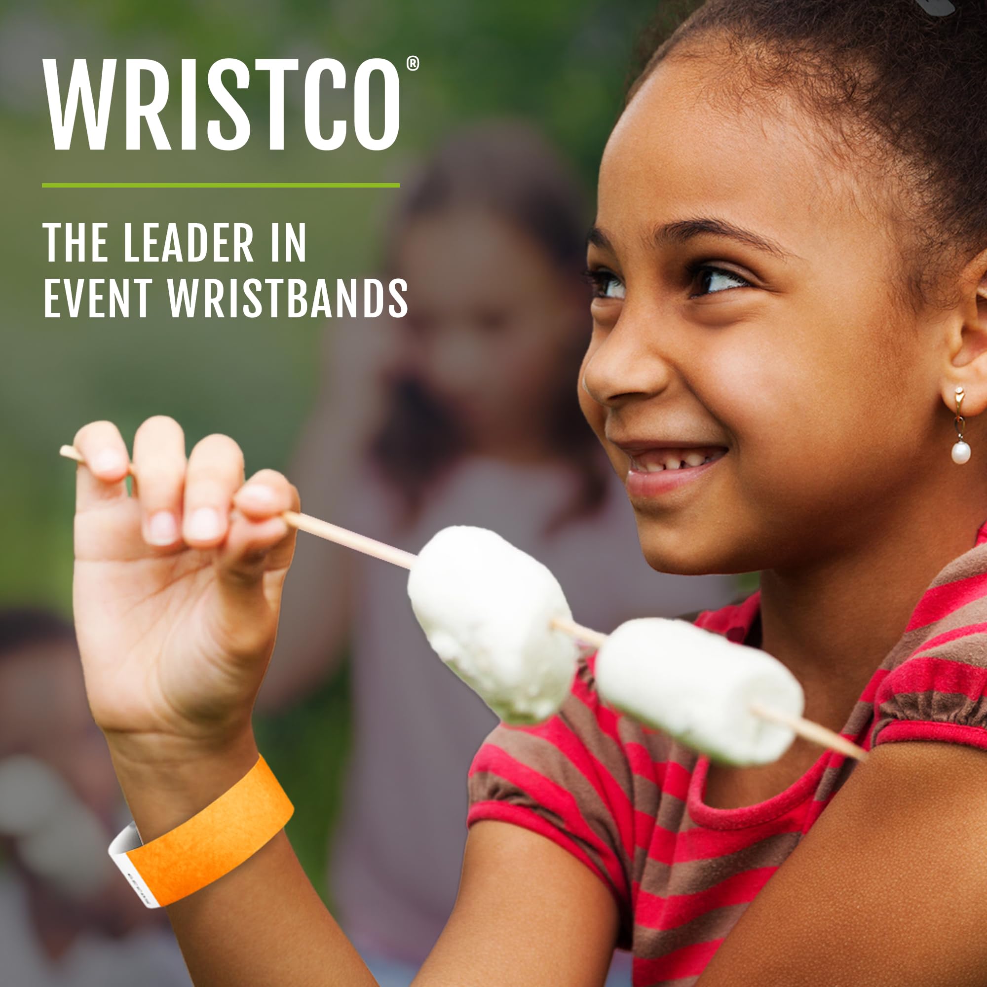 WristCo 3/4" Tyvek Wristbands | Lightweight |Durable | Waterproof | Great for Events and Screening | Neon Yellow | 500 Paper Wristbands