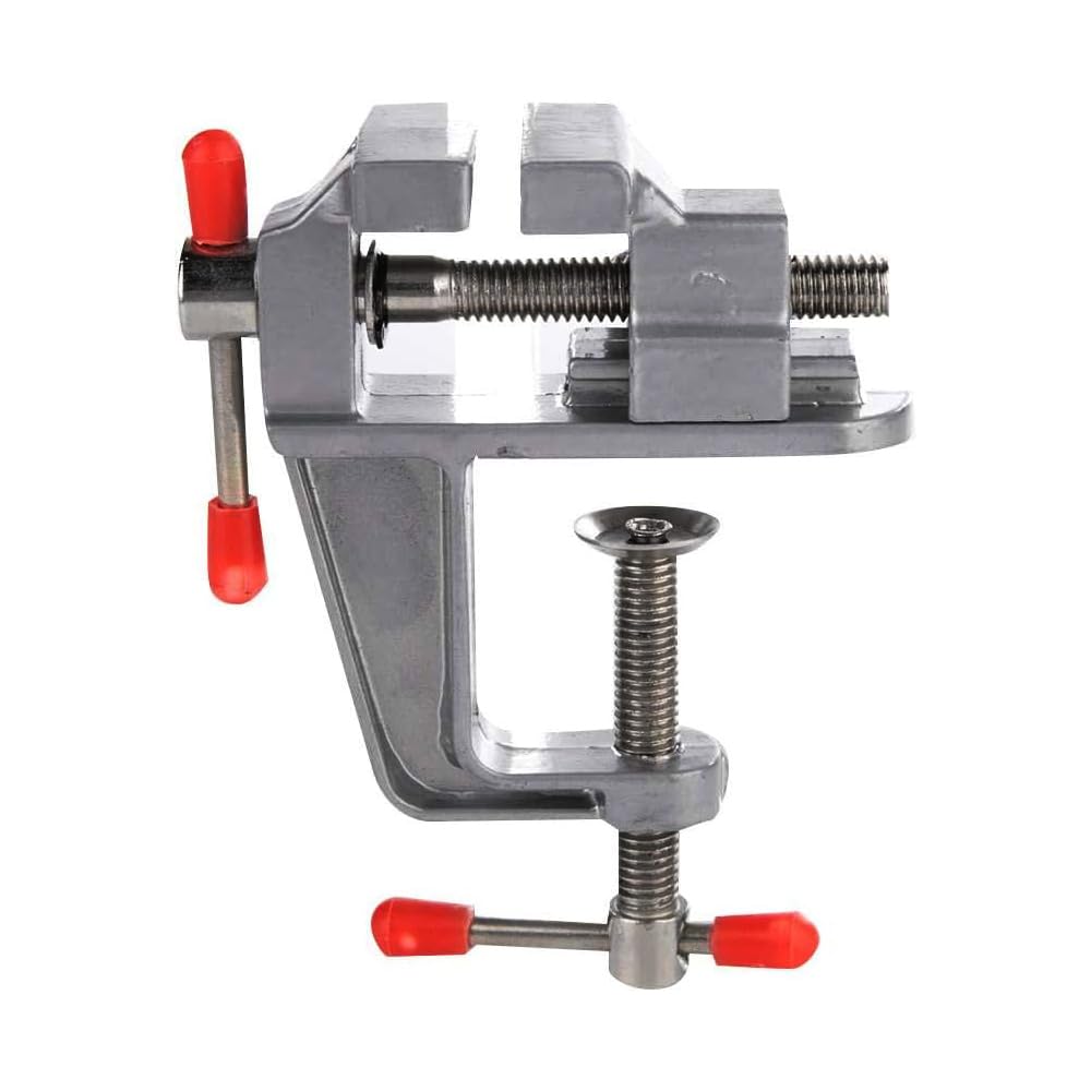 WUCID Mini Table Bench Vise Small Hobby Bench Vice Jewelers Hobby Clamps Table Repair Tool Portable Work Bench Vise
