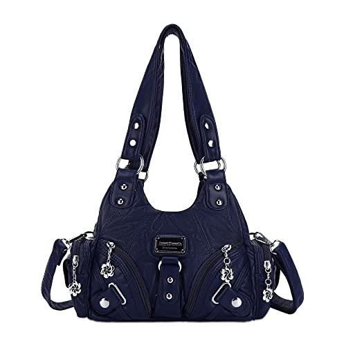 Angel Kiss Small Hobo Bags for Women Multi Pockets Purses Long Strap Handbags Adjustable Shoulder Bags for Everdayuse