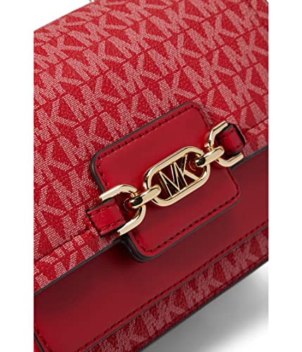 Michael Kors Heather Extra Small Crossbody Crimson One Size