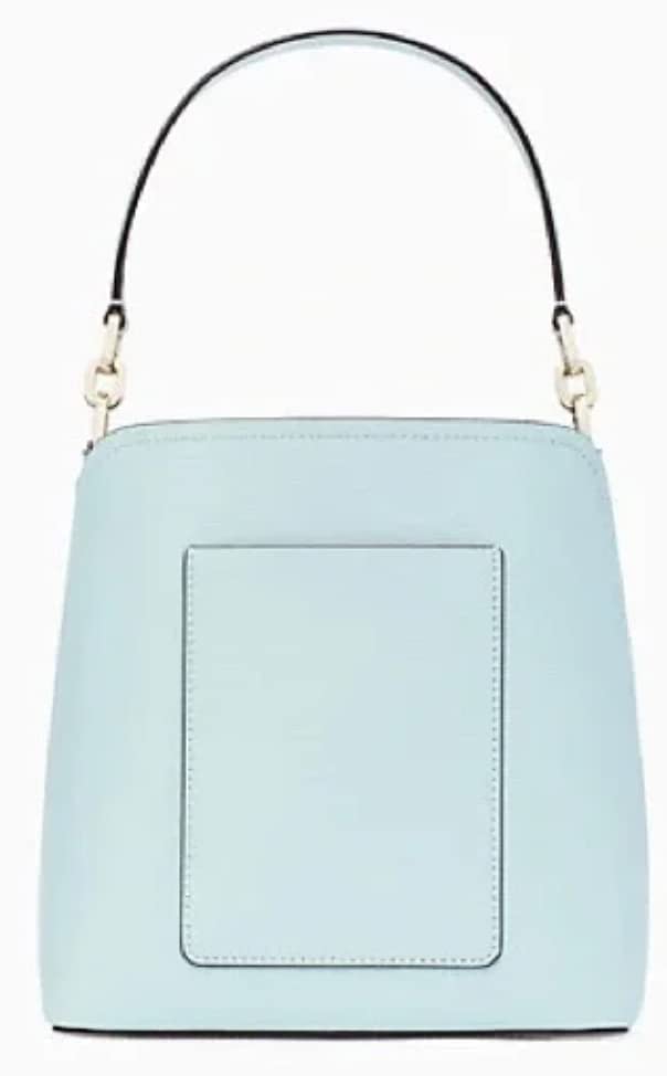 Kate Spade Darcy Refined Grain Leather Small Bucket Bag Crossbody (Blue Glow)