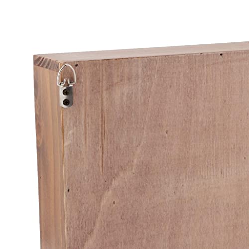 KLKCMS Hanging 10 Grid Wall Shelf for Trophy Photo Frames Collectibles Display