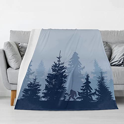 Ruxacty Bigfoot Sasquatch Blanket Bigfoot Gifts Sasquatch Gifts 80" X 60"