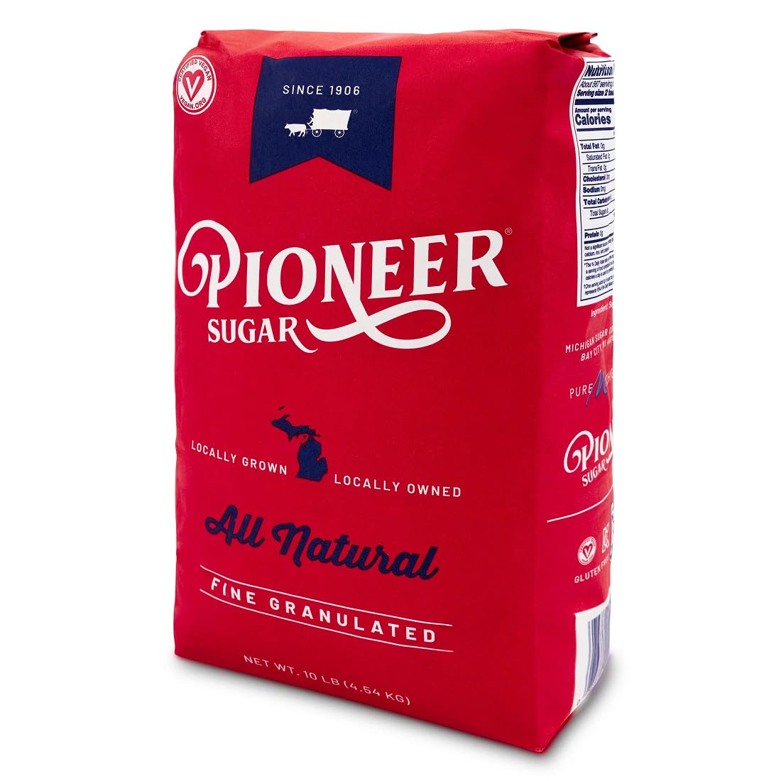 Pioneer Sugar Granulated Beet Sugar, 10 lb. Bag