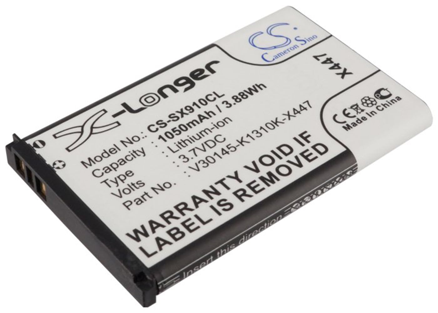 VINTRONS Replacement Battery for Siemens Gigaset SL910, Gigaset SL910A, Gigaset SL910H