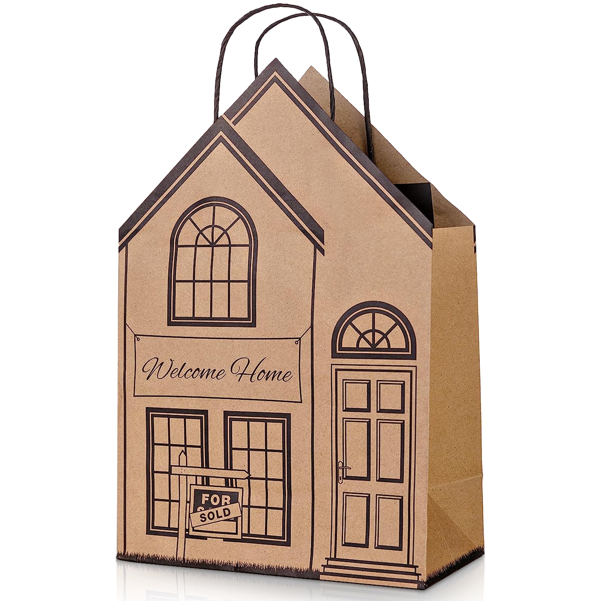 Welcome Home Bundle of 10 House Shaped Gift Bags