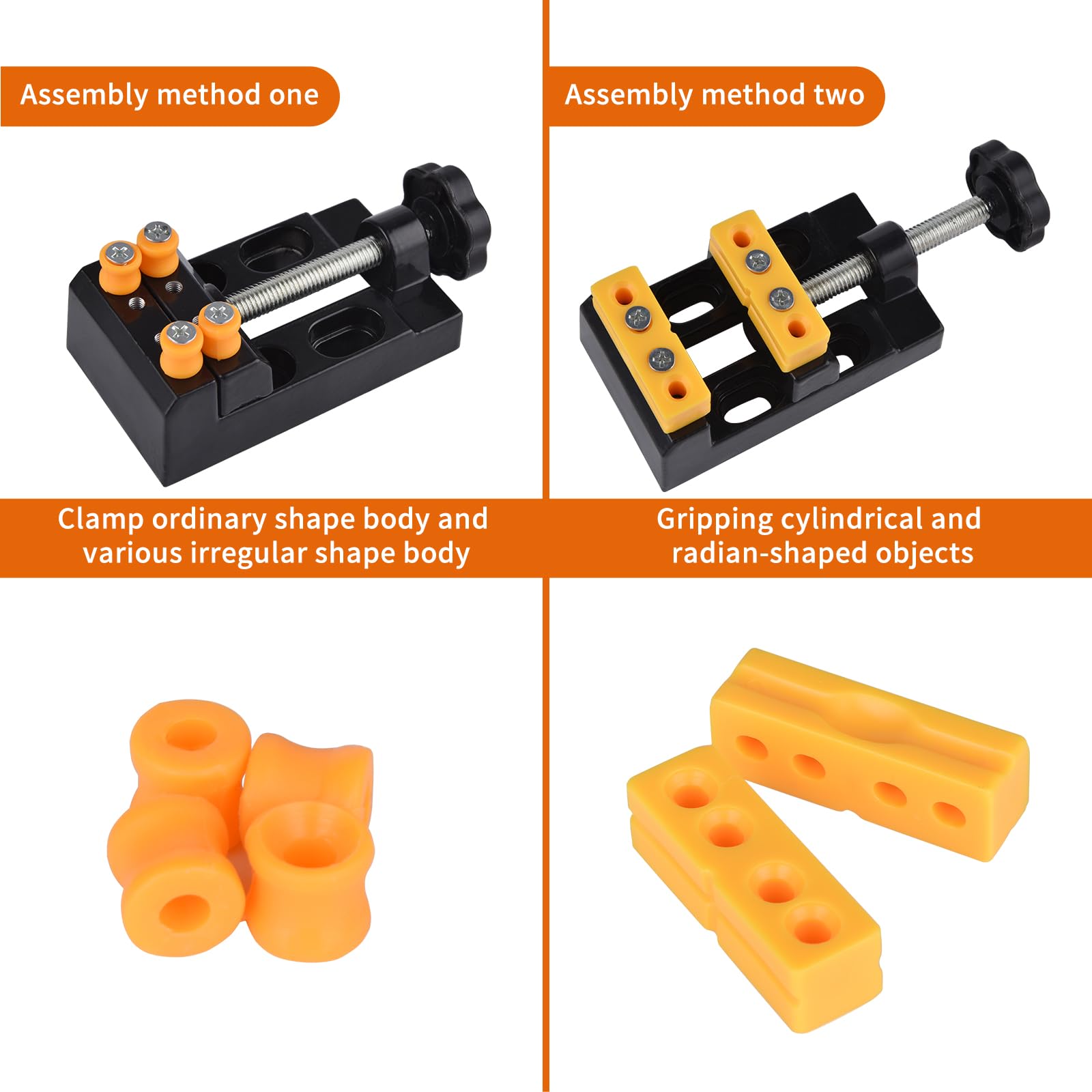 Olaismln Mini Bench Clamp | Jewelry Vise | Mini Vise for Jewelry and Walnut Carving | Ideal for DIY Projects and Multifunctional Use