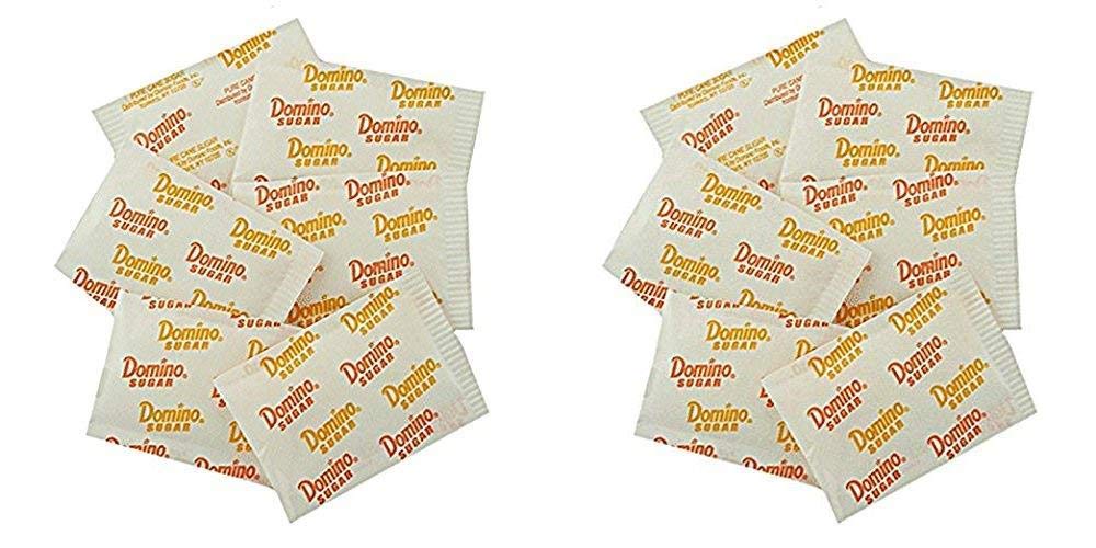 Domino Sugar Packets .10 Oz, 100 count Pack of 2