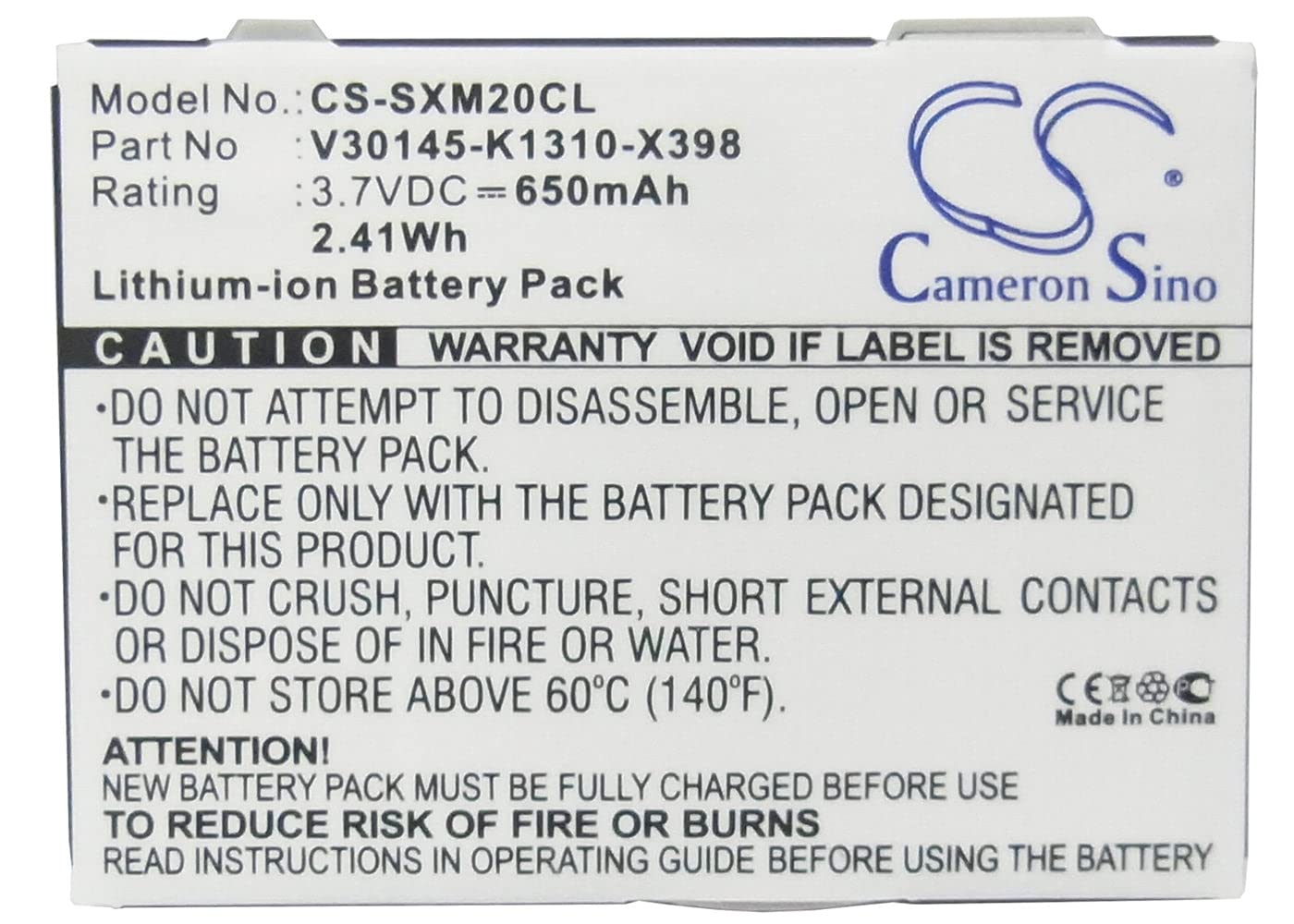 VINTRONS Replacement Battery for Siemens Gigaset M2, Gigaset M2 EX, Gigaset M3