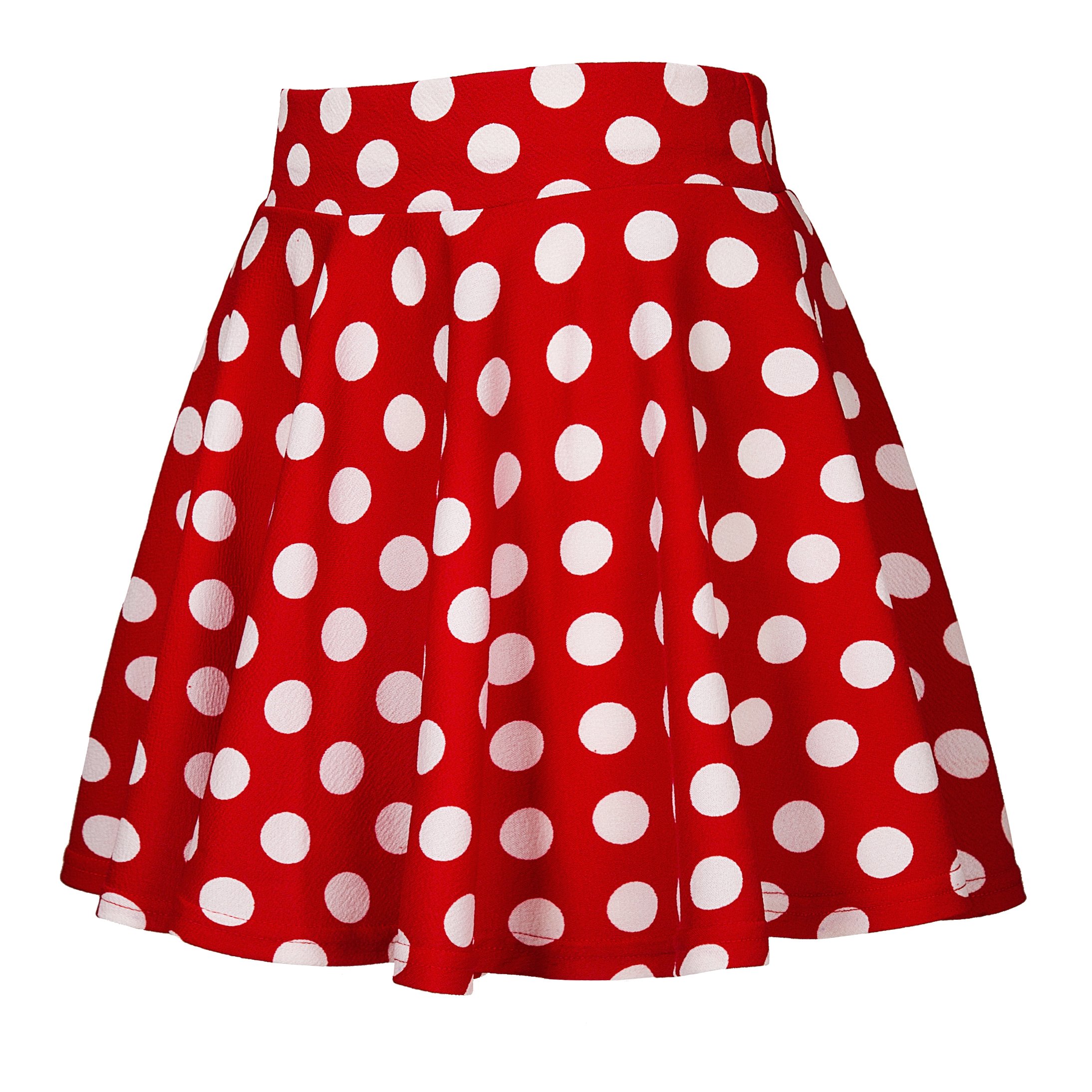 Urban CoCo Women's Basic Versatile Stretchy Flared Casual Mini Skater Skirt (Small, 9)