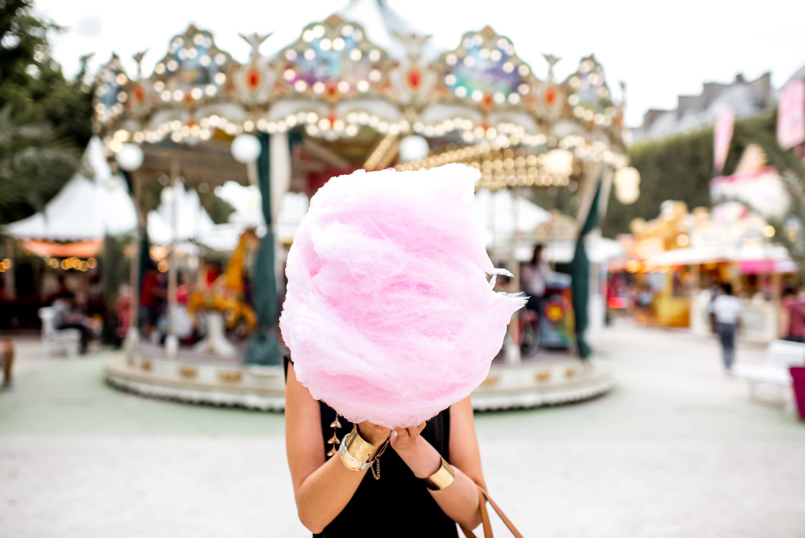 Eco Craft Stix Floss Sugar 2 Pack with 100 Cotton Candy Cones
