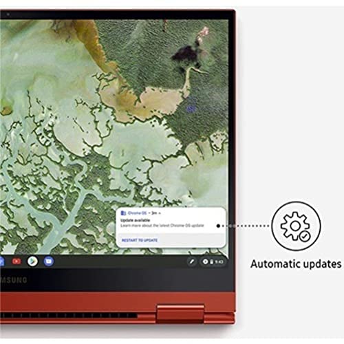 Samsung Galaxy Chromebook 2, 64GB, 4GB RAM, Fiesta Red (2021 Model) (Renewed)