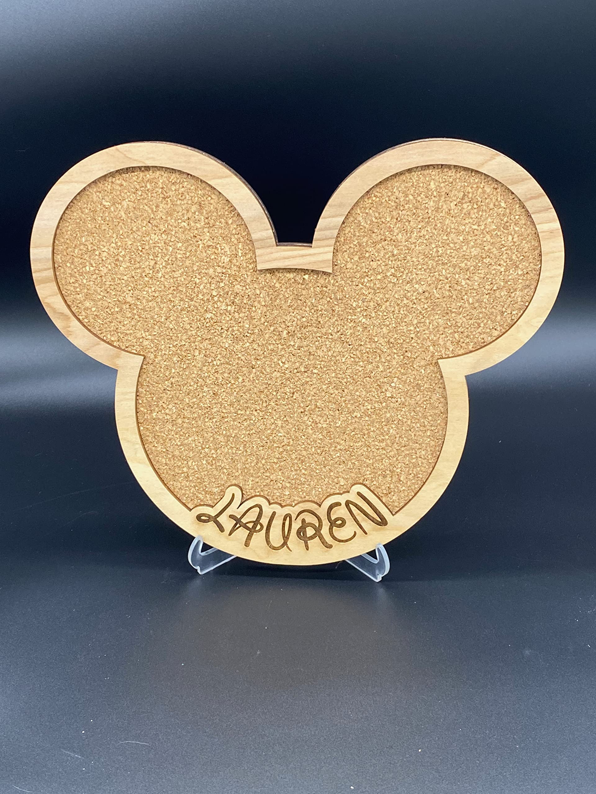 Personalized Pin Holder/Trading Pin Display/Cork Board/Home Decor (12", Minnie)