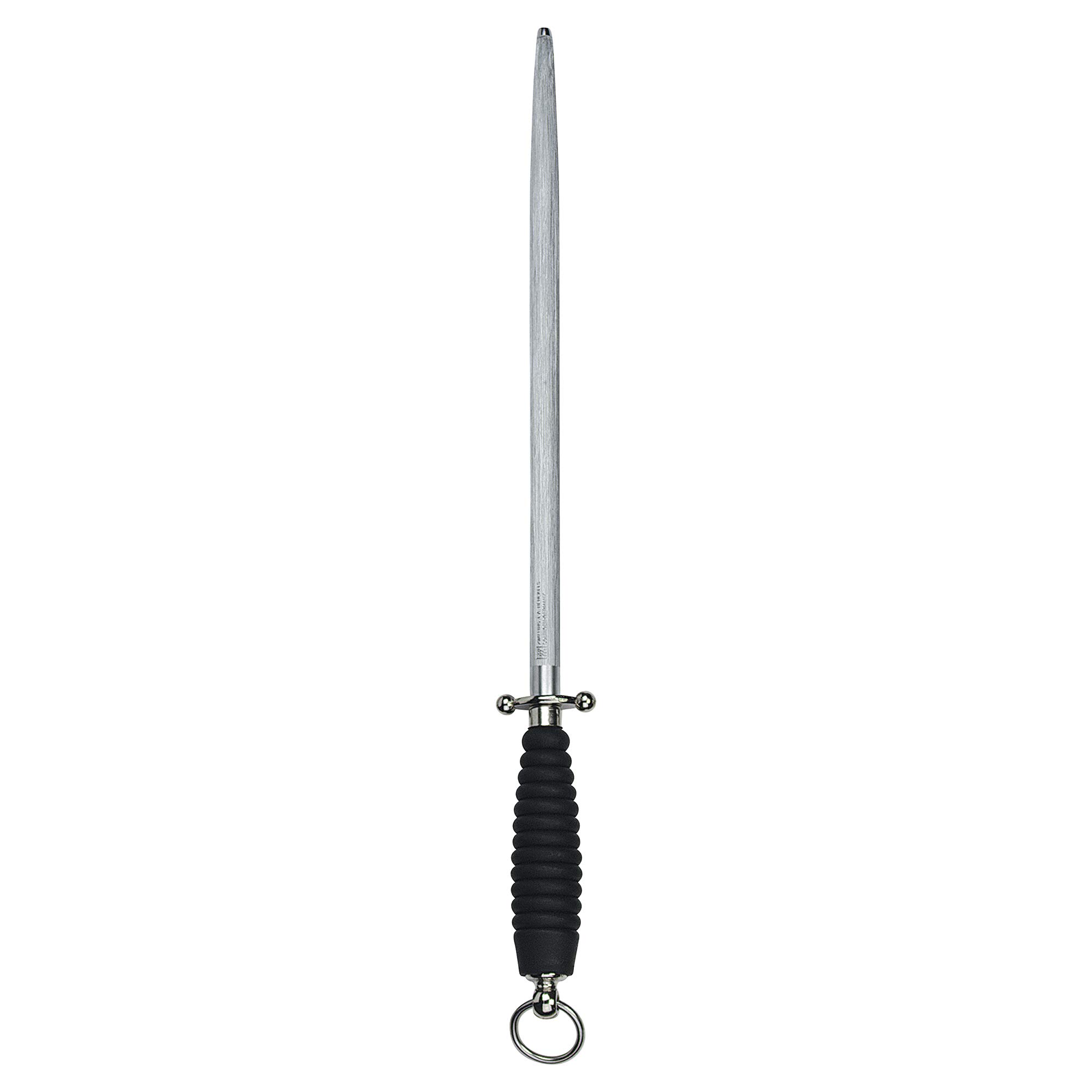 ZWILLING Professional S Sharpening Steel, 12-inch, Black/Stainless Steel