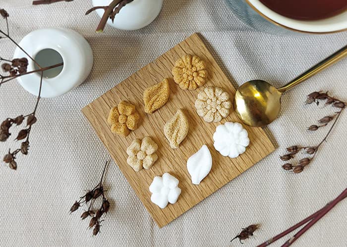 Canasuc Paris, Bouquet de Sucre, Pur Sucre de Canne, Assorted 84 MINI Molded Floral Sugars, Imported