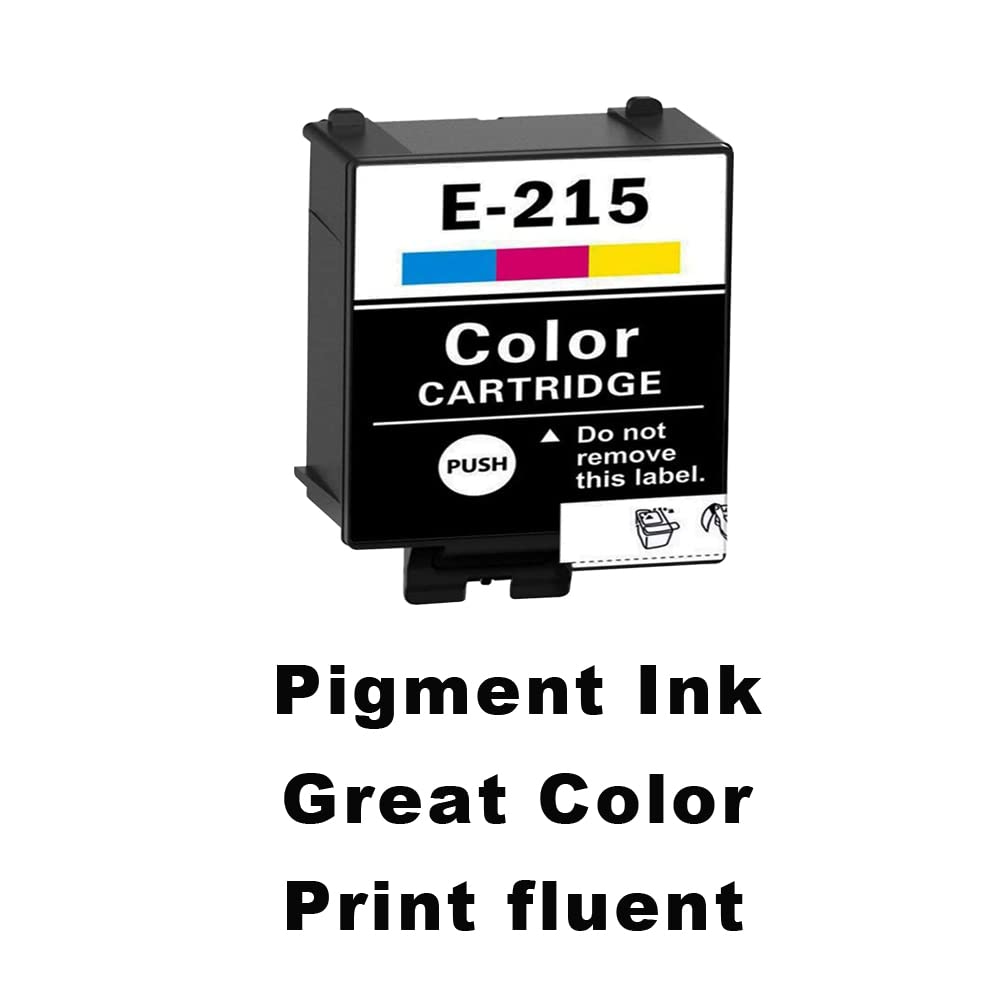 IDO Remanufactured for 215 T215 Ink Cartridges and T2950 Maintenance Box Compatible with WF-100 WF-110 Printer (3 Black, 2 Tri-Color, 1 T2950 Maintenance Box, 6 Packs)