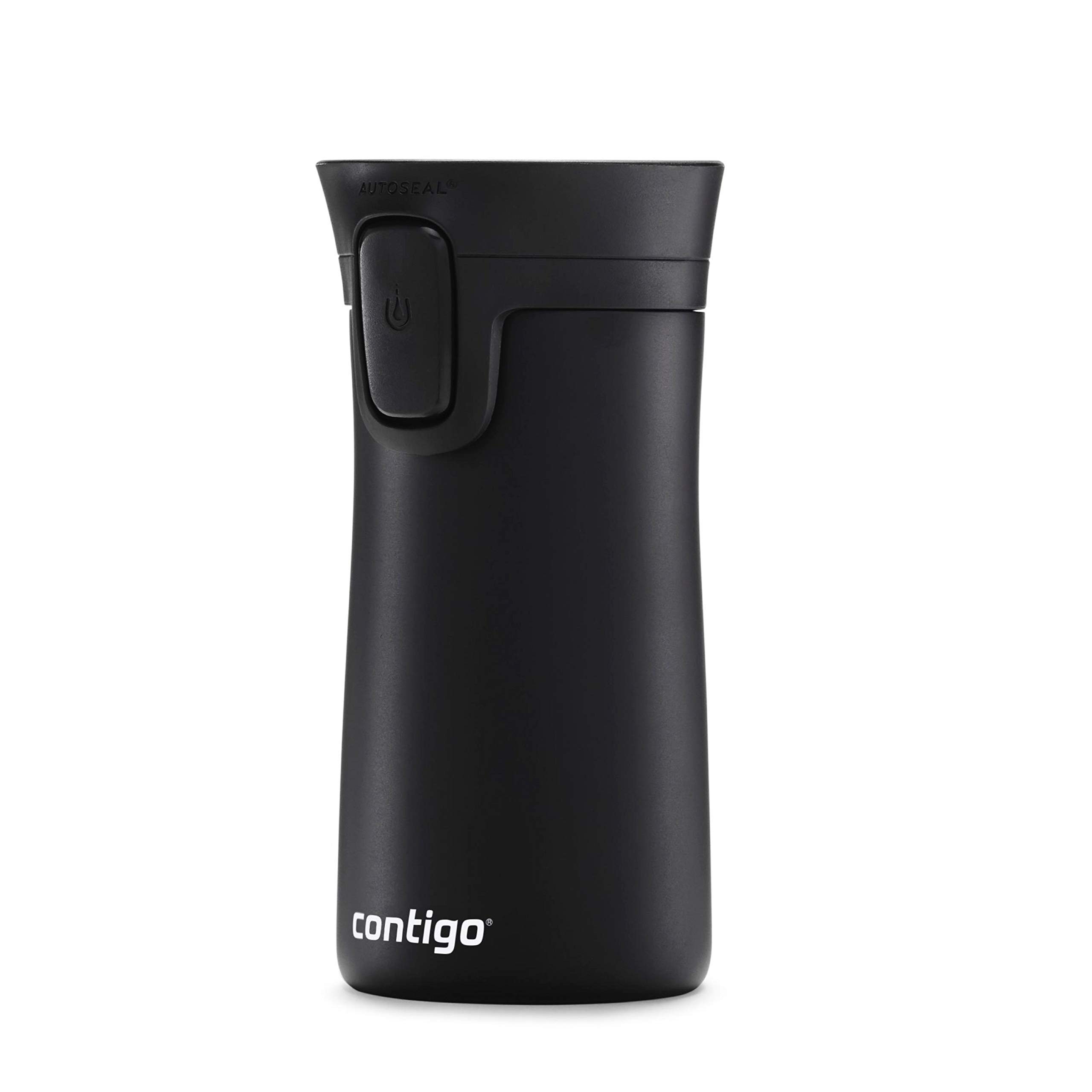 Contigo Pinnacle Vacuum-Insulated Stainless Steel Travel Mug with AUTOSEAL Lid, 10oz Black