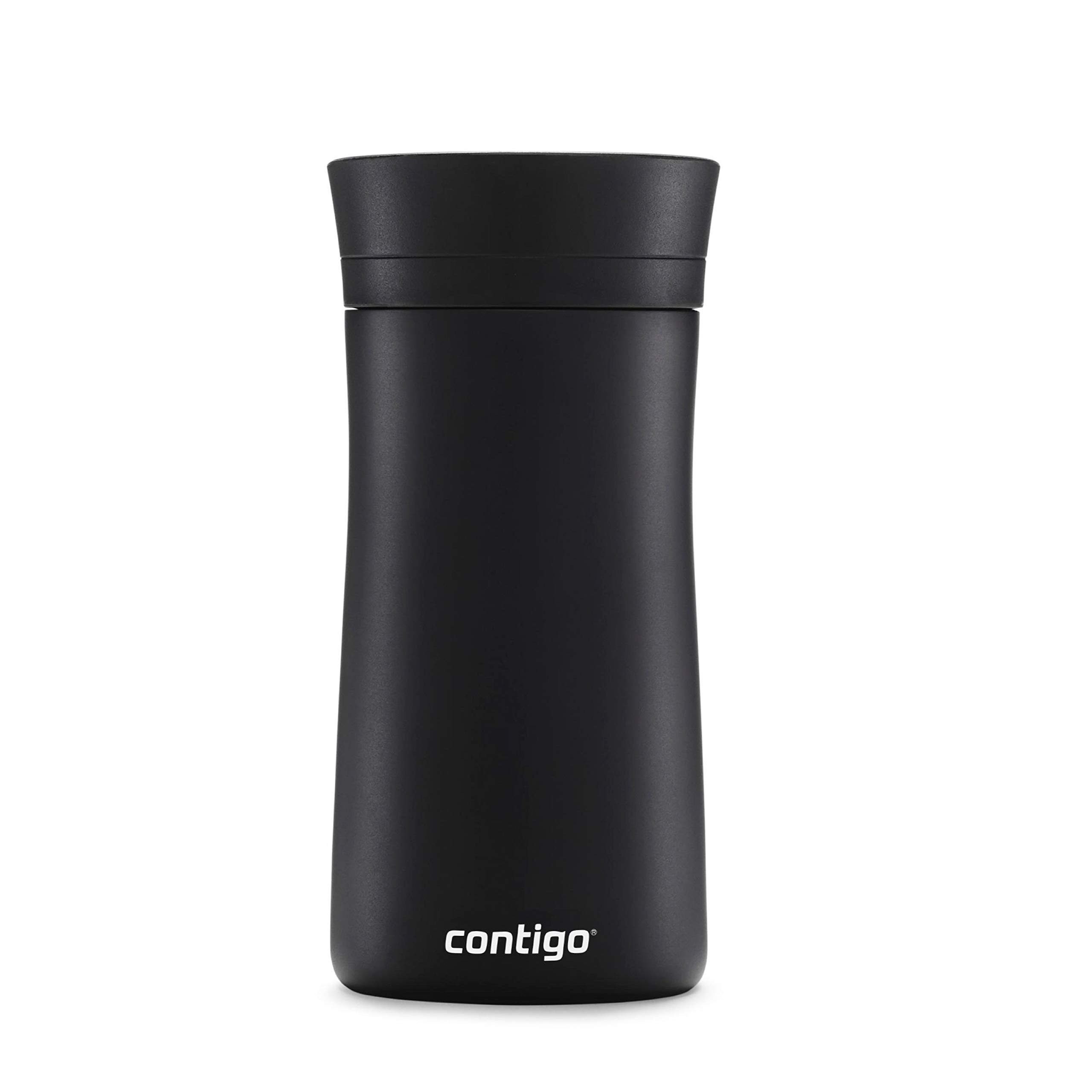 Contigo Pinnacle Vacuum-Insulated Stainless Steel Travel Mug with AUTOSEAL Lid, 10oz Black
