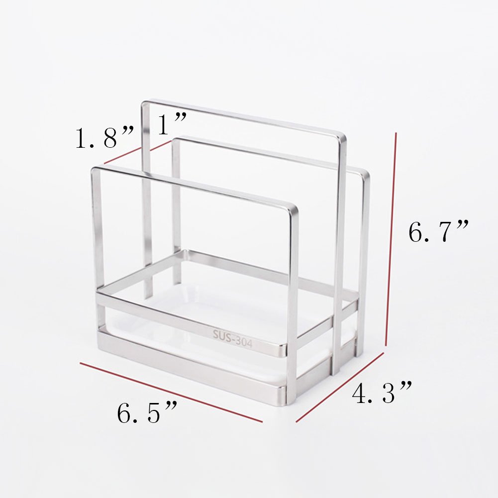 kaileyouxiangongsi Kitchen Organizer with Utensil Holder,Pot Rack and Cutting Board Holder,Stainless Steel