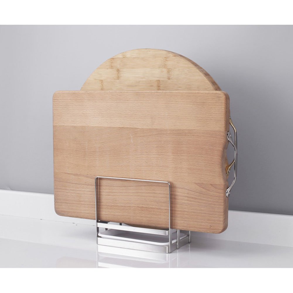 kaileyouxiangongsi Kitchen Organizer with Utensil Holder,Pot Rack and Cutting Board Holder,Stainless Steel