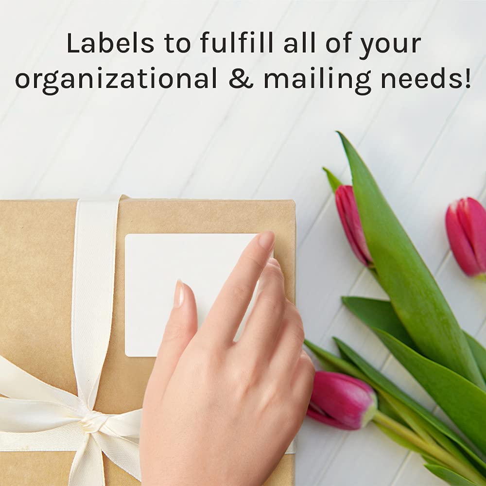 Premium Label Supply White Sticker FBA Labels β 4" x 3.33" β Laser/Inkjet Compatible β (6 Labels/Sheet), 25 Sheets - 150 Total Adhesive Labels