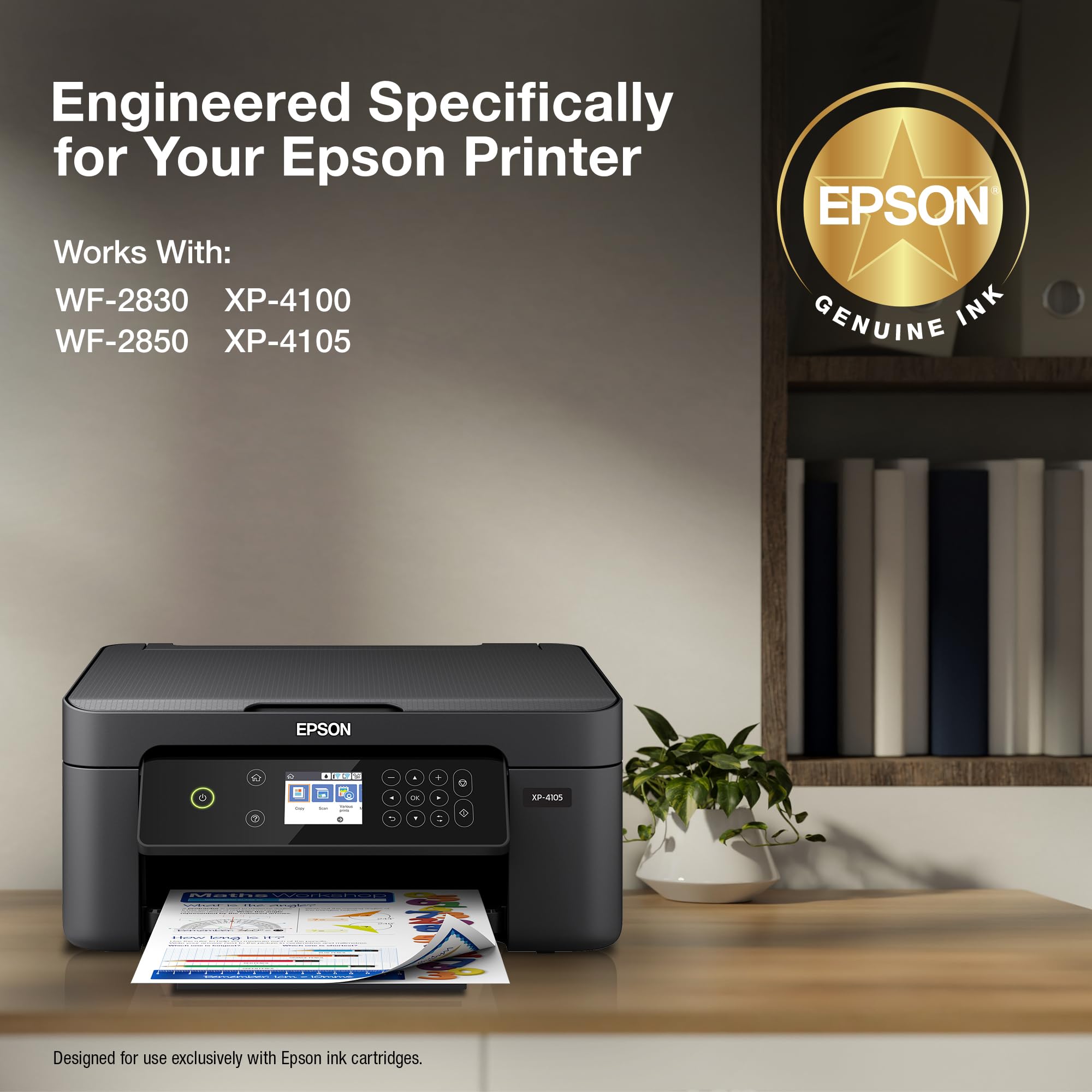 EPSON T212 Claria -Ink Standard Capacity Yellow -Cartridge (T212420-S) for Select Epson Expression and Workforce Printers