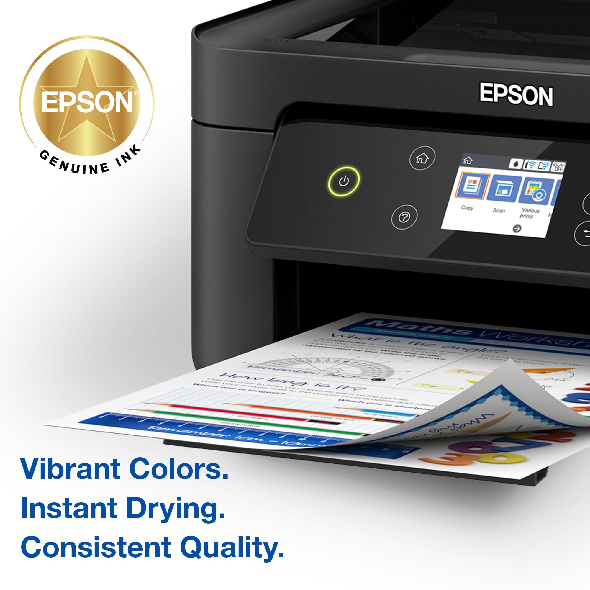 EPSON T212 Claria -Ink Standard Capacity Yellow -Cartridge (T212420-S) for Select Epson Expression and Workforce Printers