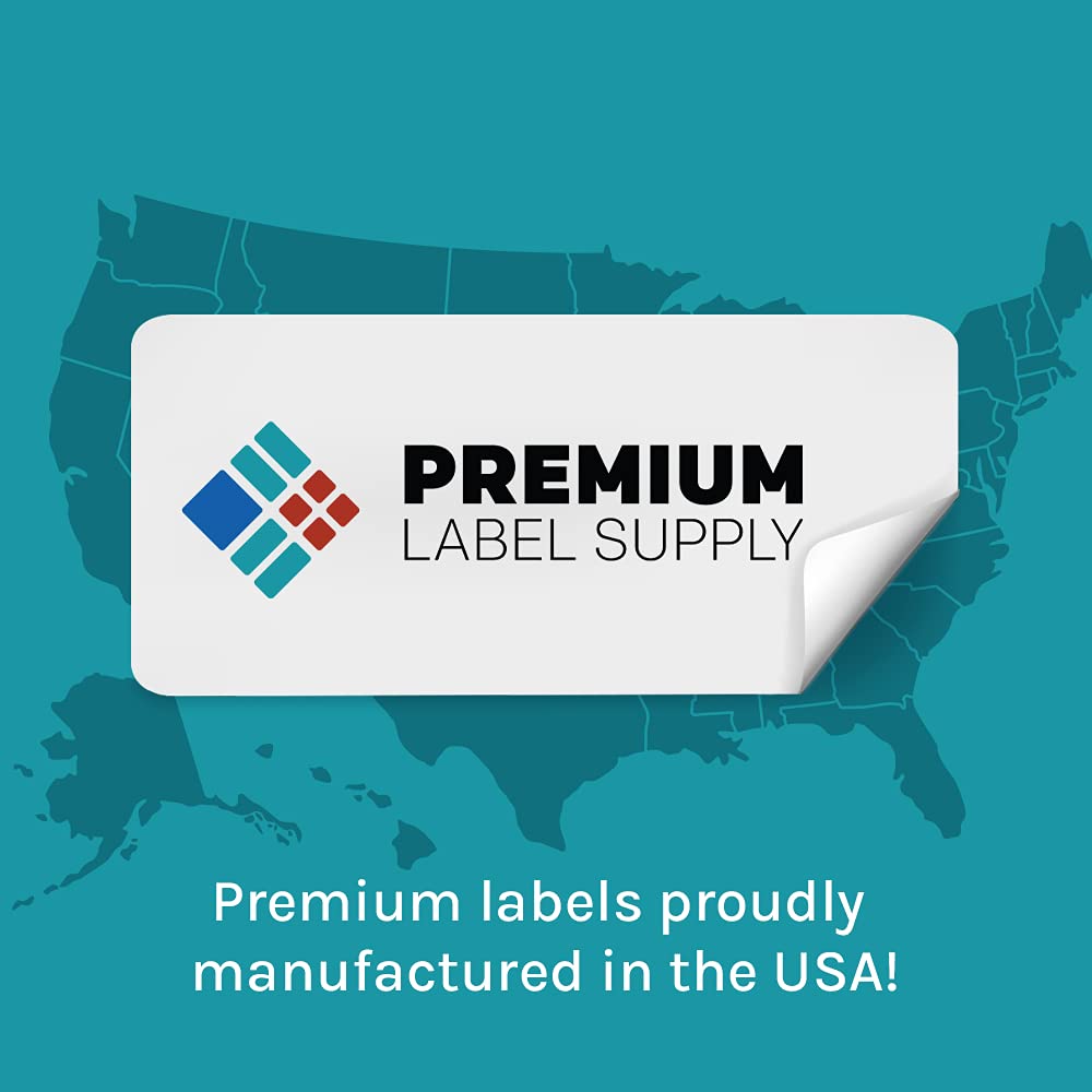 Premium Label Supply White Sticker FBA Labels β 4" x 3.33" β Laser/Inkjet Compatible β (6 Labels/Sheet), 25 Sheets - 150 Total Adhesive Labels