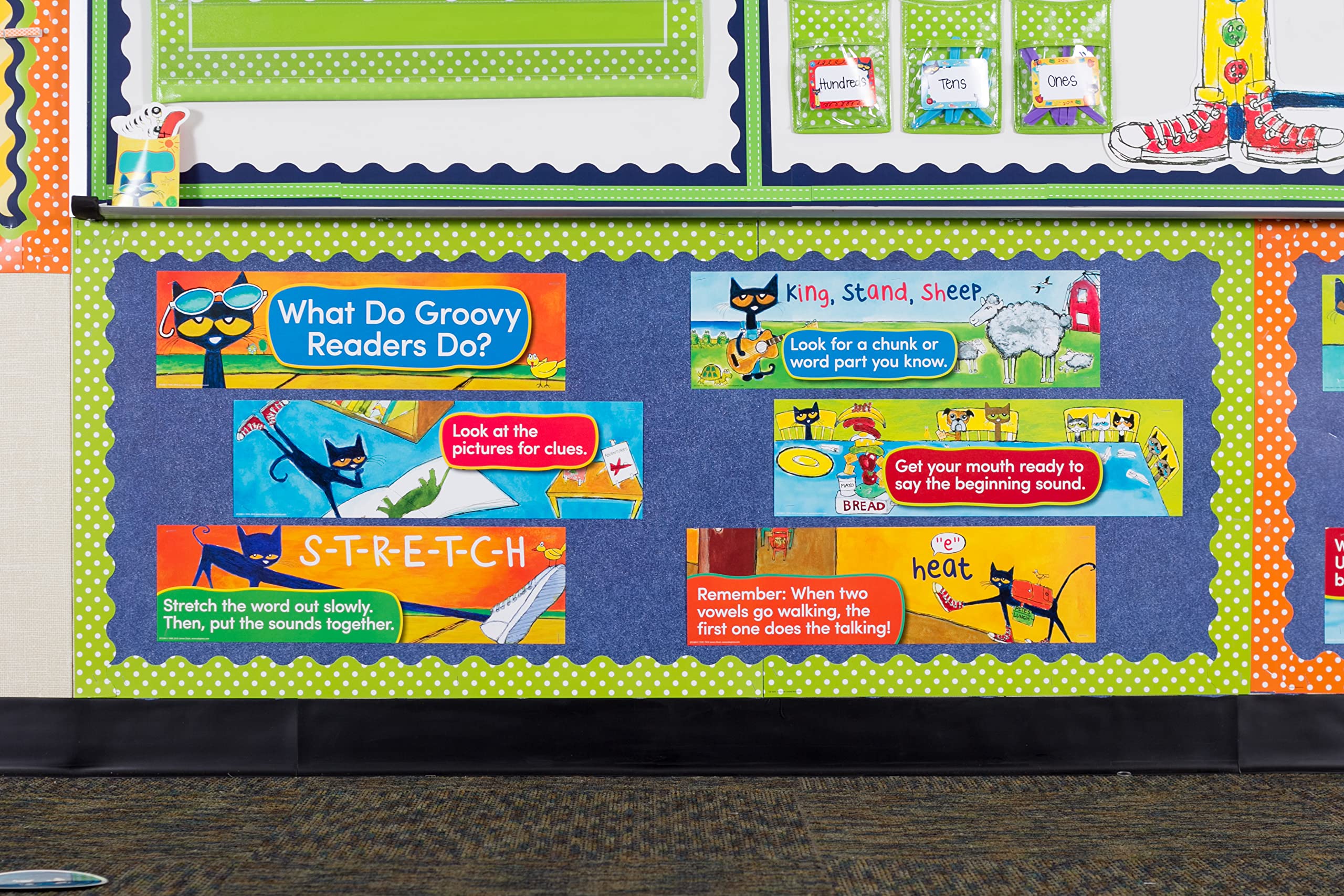 Teacher Created Resources Blue Mini Polka Dots Border Trim, Blue (4666)