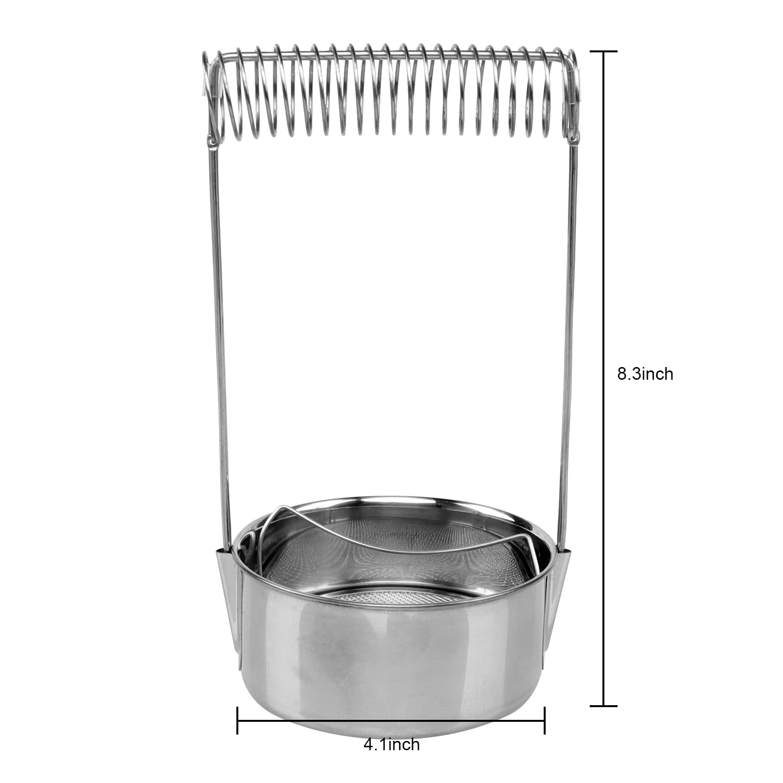 Paint Brush Holder, Stainless Steel Paint Brush Cleaner Detachable Brush Washer Portable Pen Case for Student Art School