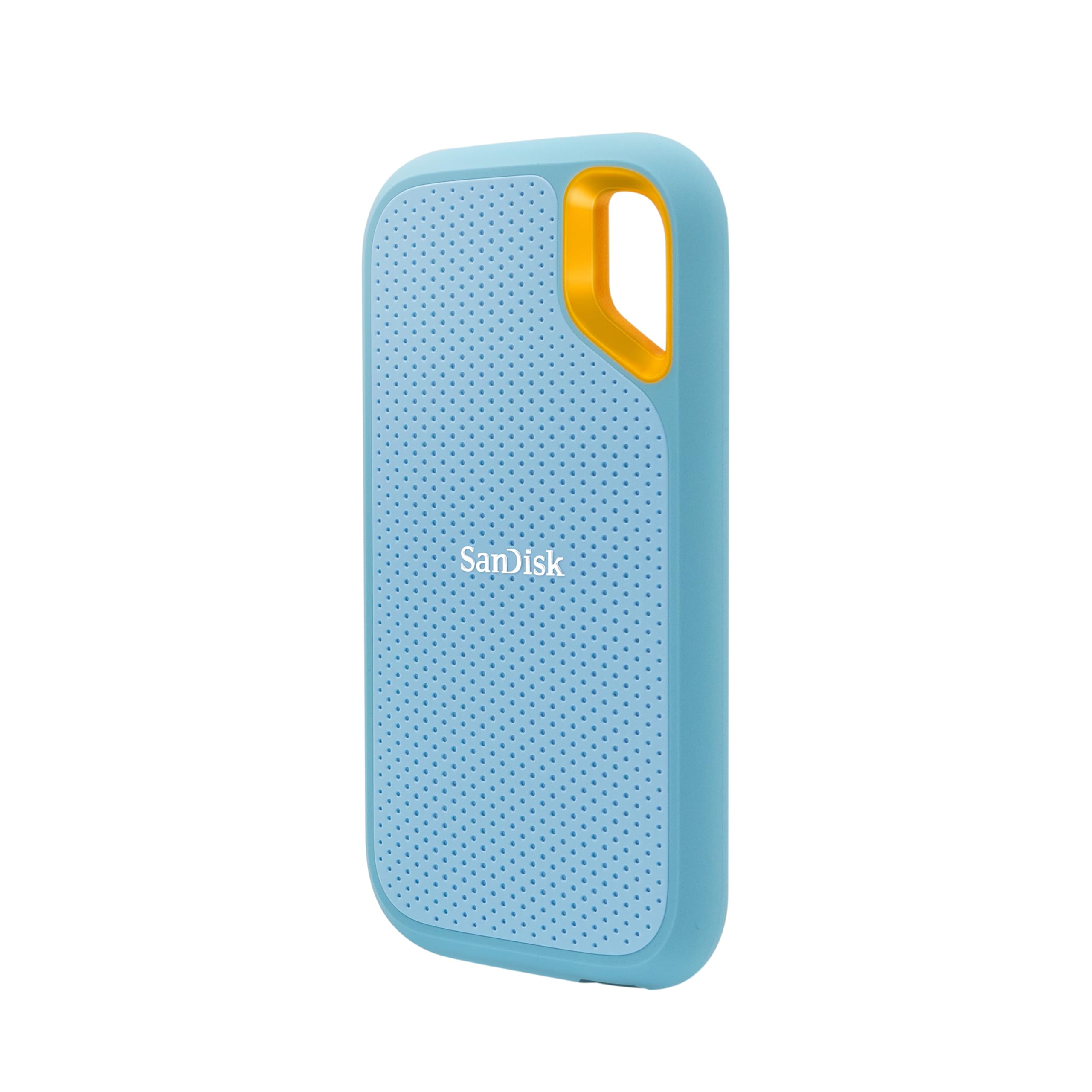 SanDisk 2TB Extreme Portable SSD - Up to 1050MB/s, USB-C, USB 3.2 Gen 2, IP65 Water and dust Resistance, Updated Firmware, Sky Blue - External Solid State Drive - SDSSDE61-2T00-G25B