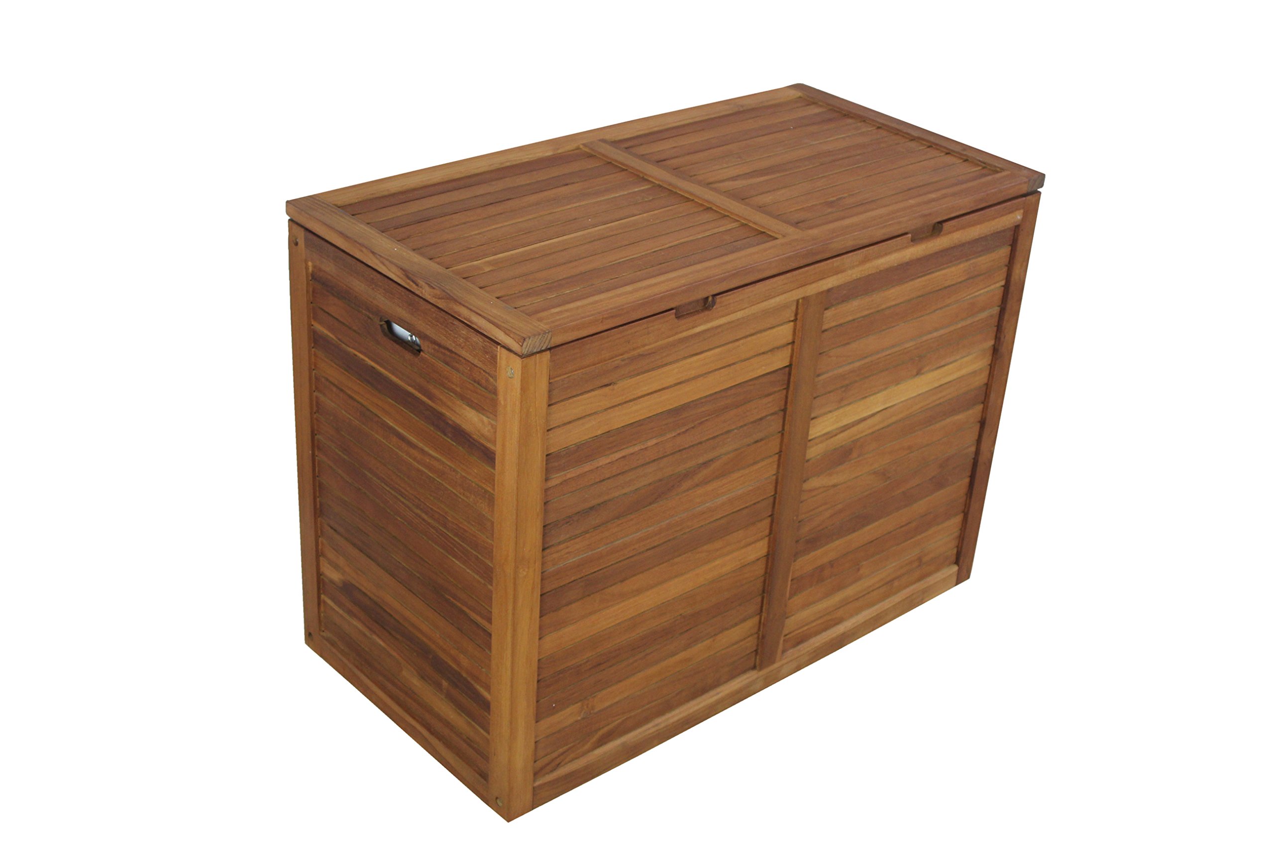 AquaTeak The Original Nila Double Teak Laundry or Storage Hamper