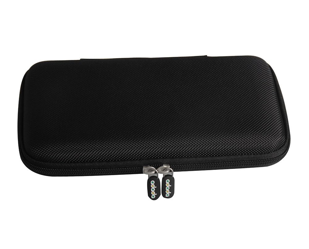 Adada Hard Travel Case for Samsung T7 / T7 Touch Portable SSD 1TB 2TB 500GB USB 3.2 External Solid State Drive Case for 3 Hard Drives (Black)