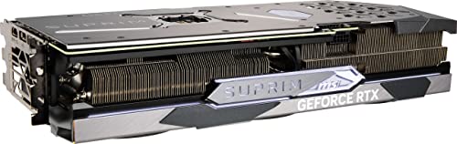 MSI Gaming GeForce RTX 4070 Ti 12GB GDRR6X 192-Bit HDMI/DP Nvlink Tri-Frozr 3 Ada Lovelace Architecture Graphics Card (RTX 4070 Ti SUPRIM X 12G)