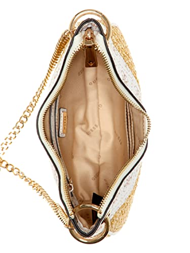 GUESS US Kasinta Raffia Mini Hobo Bag