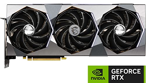 MSI Gaming GeForce RTX 4070 Ti 12GB GDRR6X 192-Bit HDMI/DP Nvlink Tri-Frozr 3 Ada Lovelace Architecture Graphics Card (RTX 4070 Ti SUPRIM X 12G)