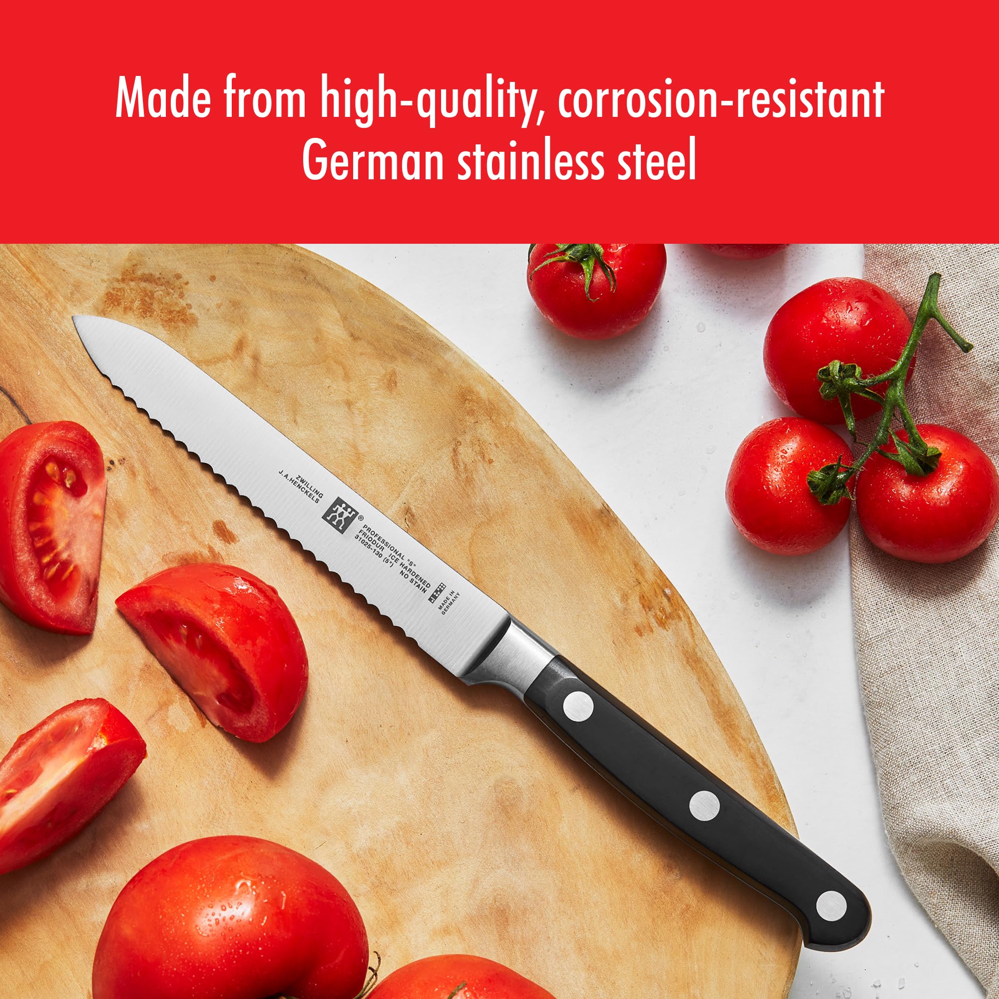 ZWILLING Professional"S" 5-inch Serrated Utility Knife