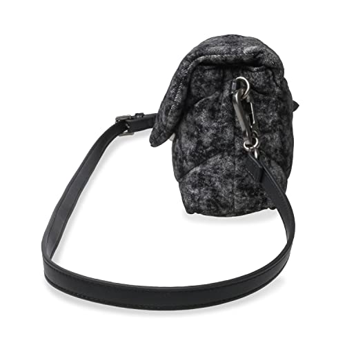 Steve Madden Womens Toy-d Steve Madden TOY D Denim Crossbody Bag, Black, One Size US
