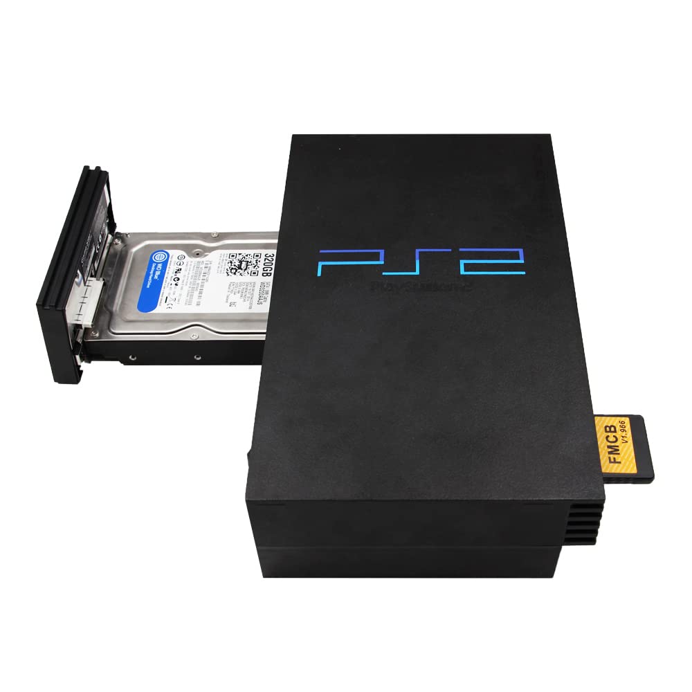 Kacenray SATA Hard Drive Adapter for PS2 PlayStation 2, SATA Network Adapter HDD Hard Drive Converter for Sony PlayStation Expansion Bay Port